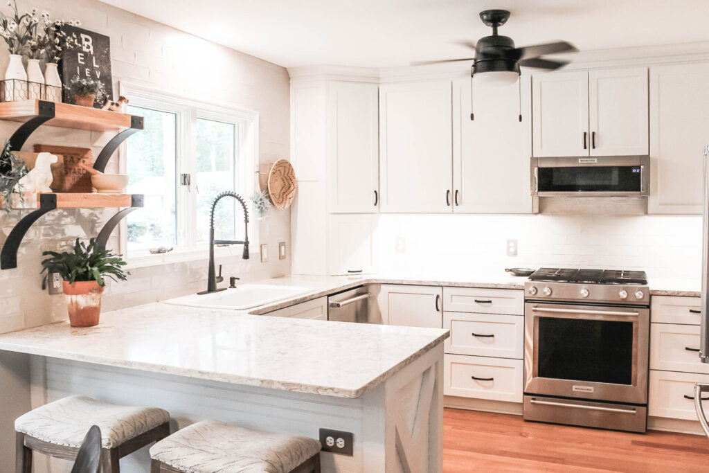 White Cabinet Kitchen Remodel In Lewes, Delaware